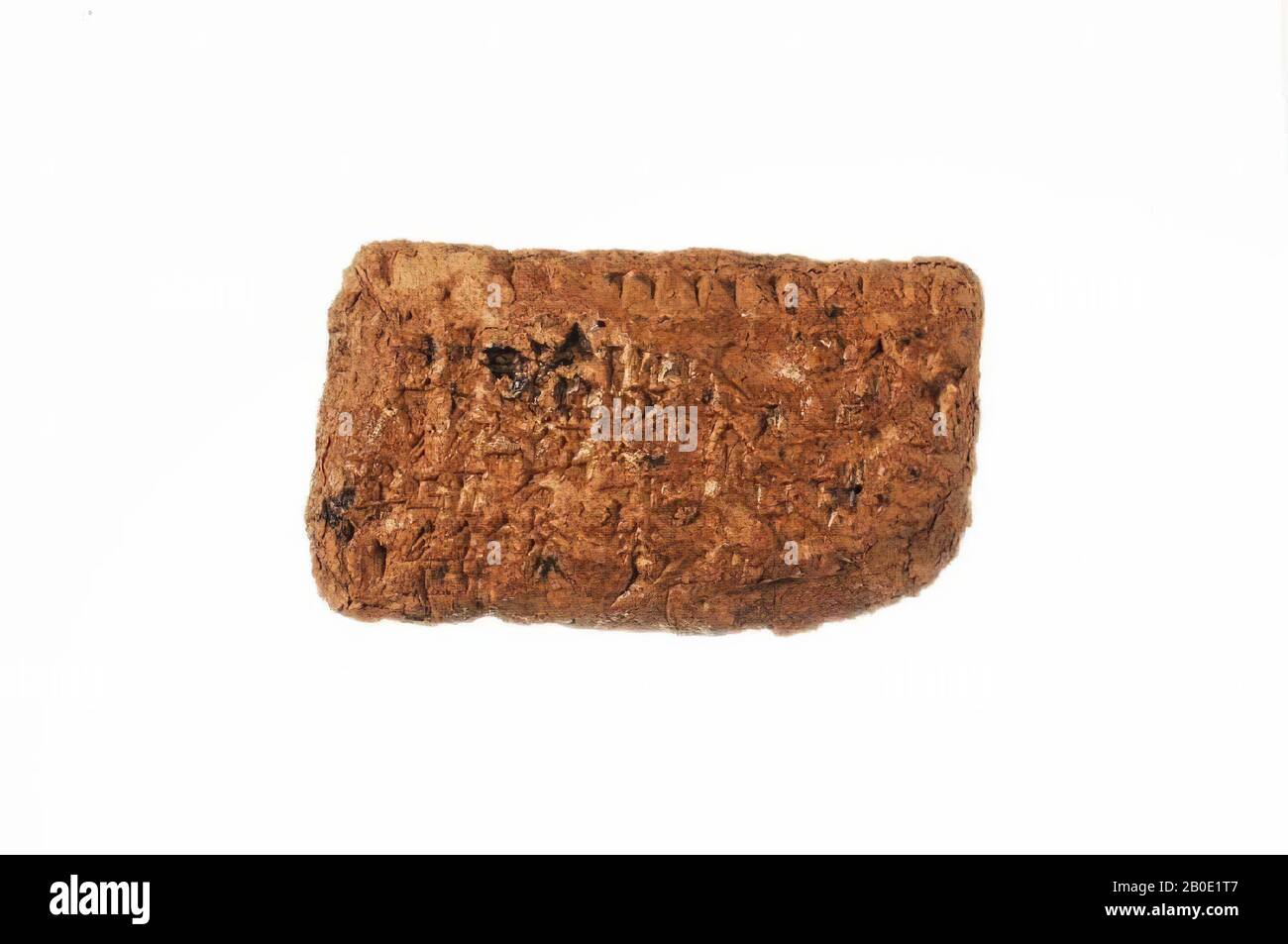 Ancient Near East, inscription, earthenware, clay, 10 x 6.1 x 3 cm ... Ancient Near East, inscription, earthenware, clay, 10 x 6.1 x 3 cm ...