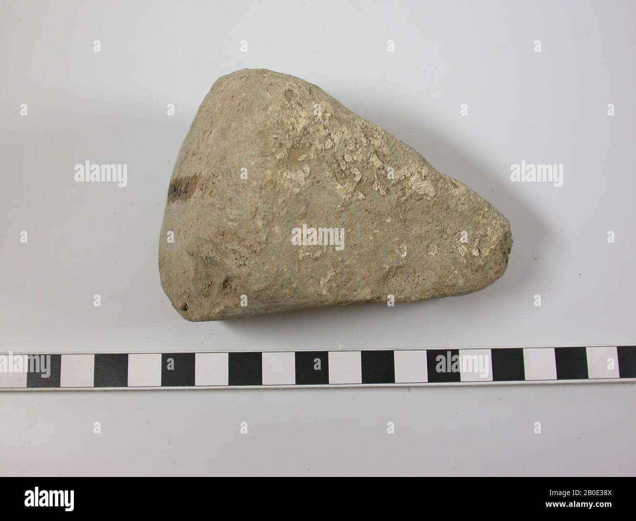 The object with a pyramid shape and a flattened top. The edges of the ...