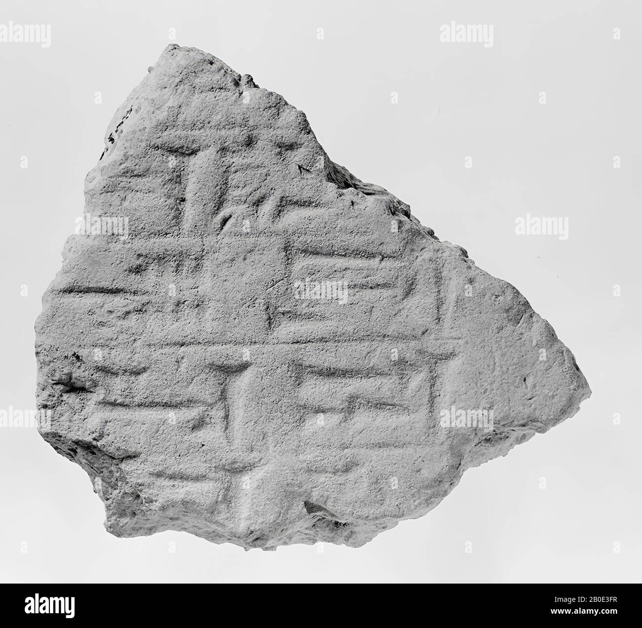 Ancient Near East, building element, inscription, L 8.5 cm, W 7.5 cm, H ...