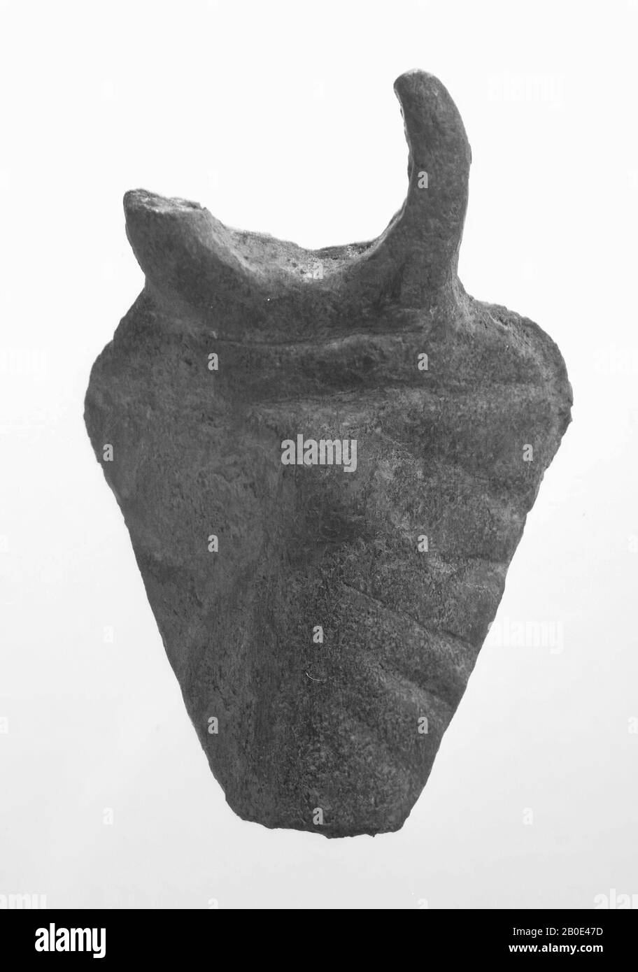 Eye that was soldered to a bucket or basin to pull the handle, in the ...