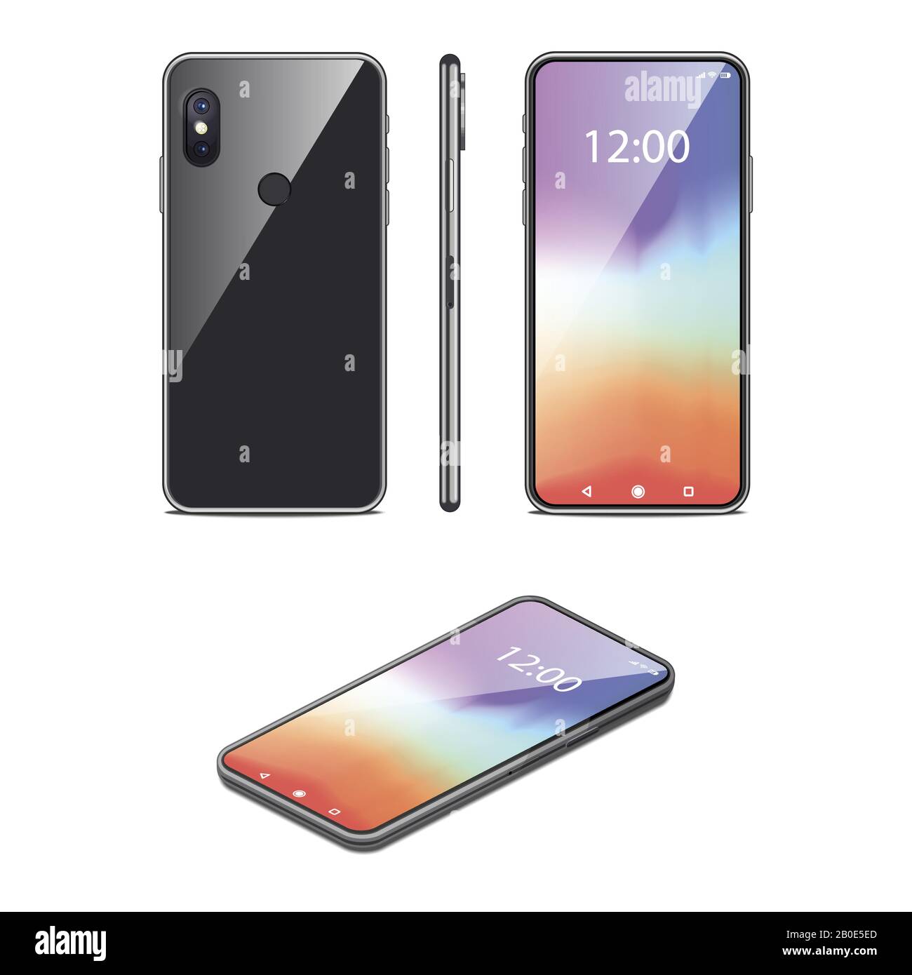 Vector illustration smart fingerprint Cut Out Stock Images & Pictures ...