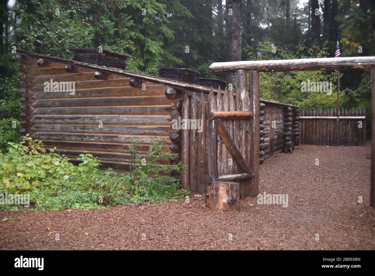Fort clatsop winter quarters hi-res stock photography and images - Alamy