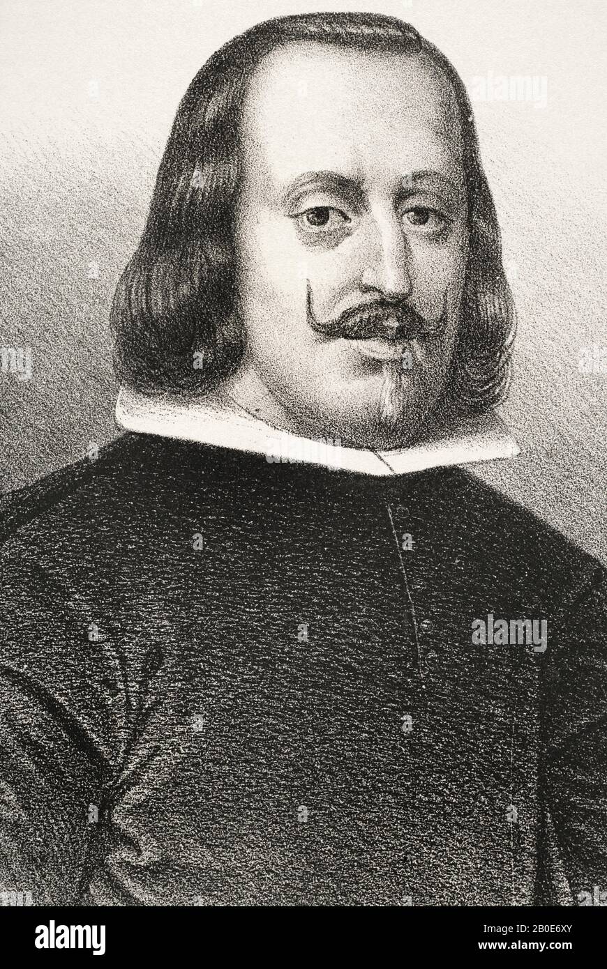 Philip IV (1605-1665). King of Spain (1621-1665). Portrait, detail ...