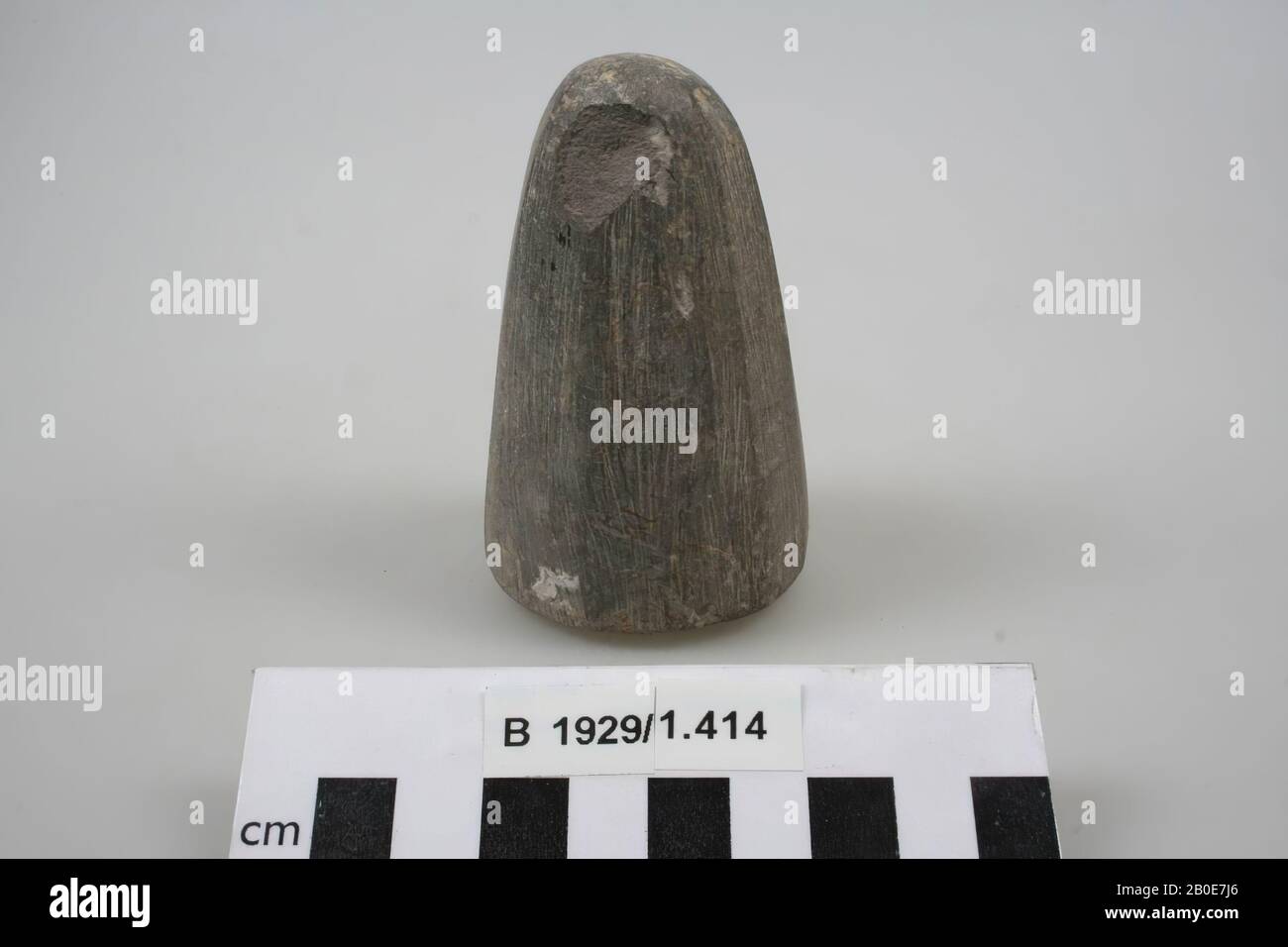 tools, grindstone, stone, basalt, H 8.5 cm, D 5.3 cm, Palestine Stock ...