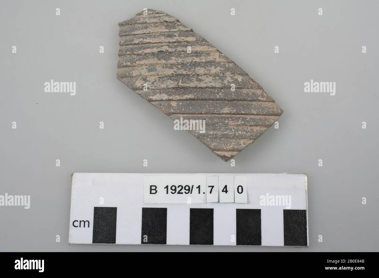 An earthenware shard, tableware, earthenware, B 8.3 cm, Roman Period ...