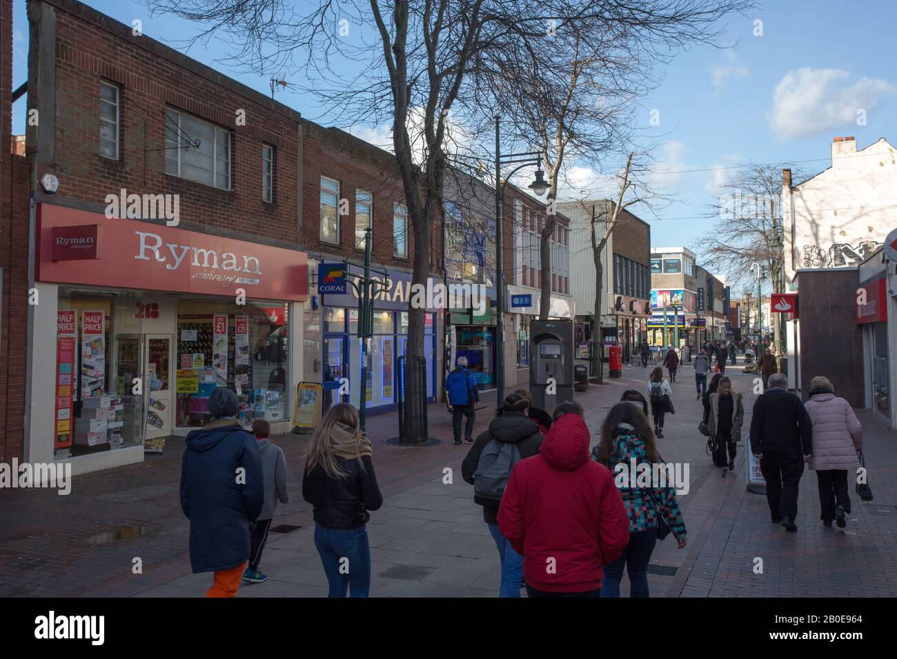 High Street, Chatham, Kent Stock Photo - Alamy