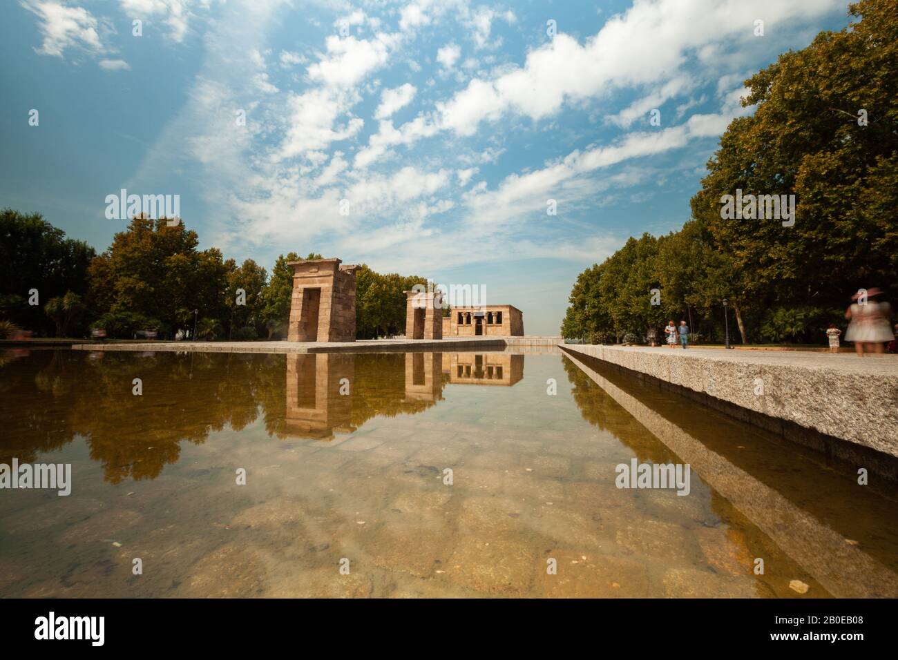 View of Temple of Debod Stock Photo - Alamy