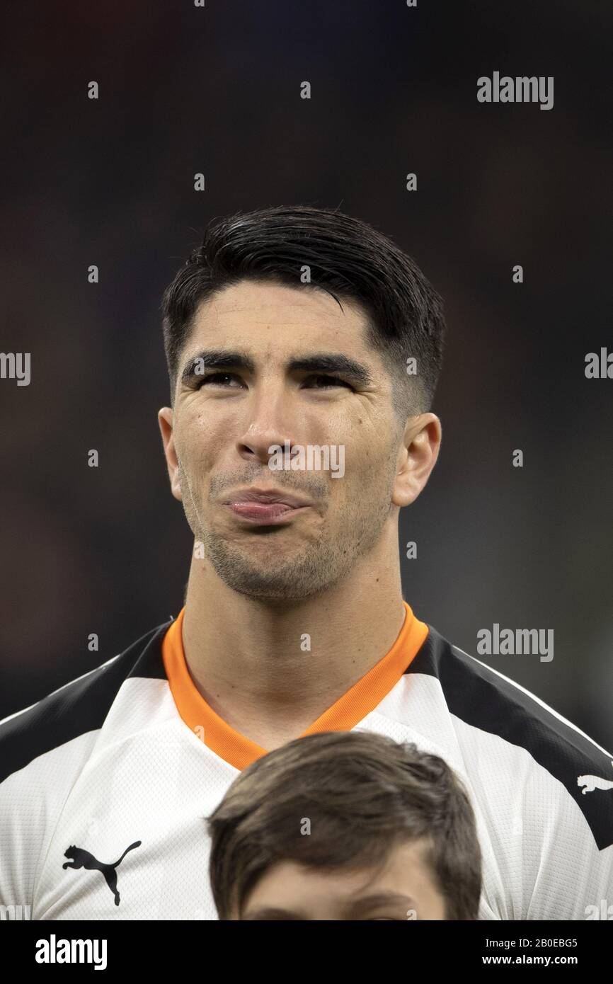 Carlos Soler (Valencia CF) during the Uefa Champions League Round of 16 ...