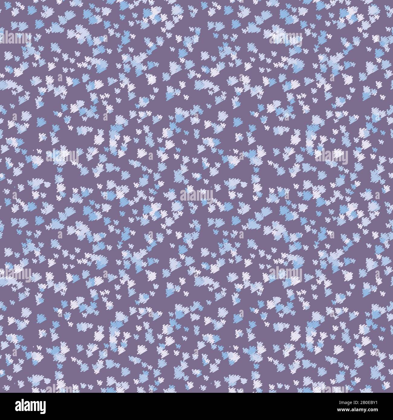 abstract violet seamless vector pattern with scattered scribbled shapes ...
