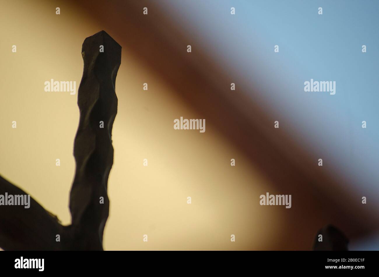 Black Guard Rail Stock Photo - Alamy