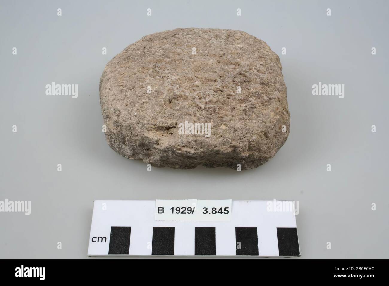 A rectangular shaped stone with flat sides. Function unknown., Stone ...