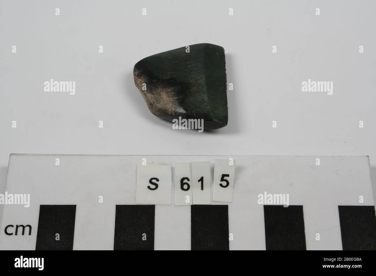 A wedge-shaped stone ax, wide-open to the cut., Tools, weapon, stone, L ...