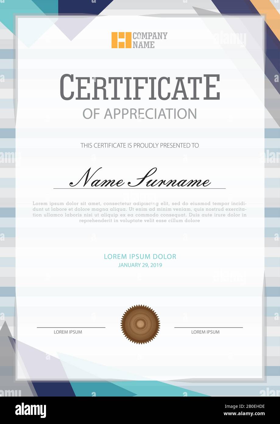 Certificate design hi-res stock photography and images - Alamy