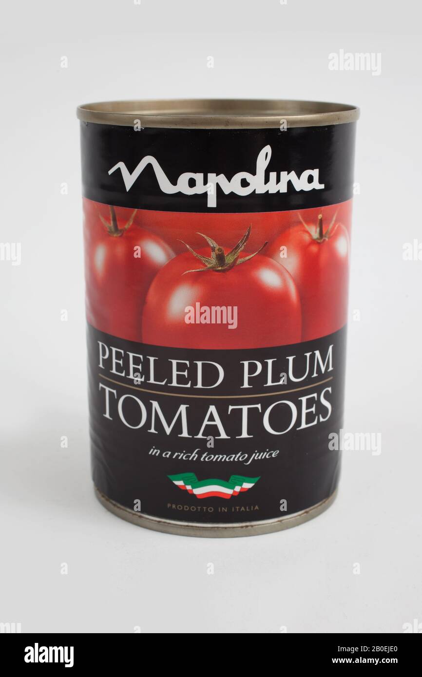 Tin canned tomatoes, hi-res stock photography and images - Alamy