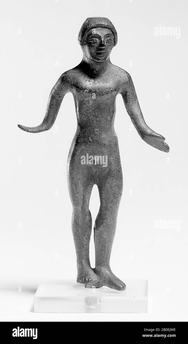 sculpture, bronze, 10.3 x 5.5 x 1.5 cm., Fixed plinth (hxwxd): 2 x 4 x ...