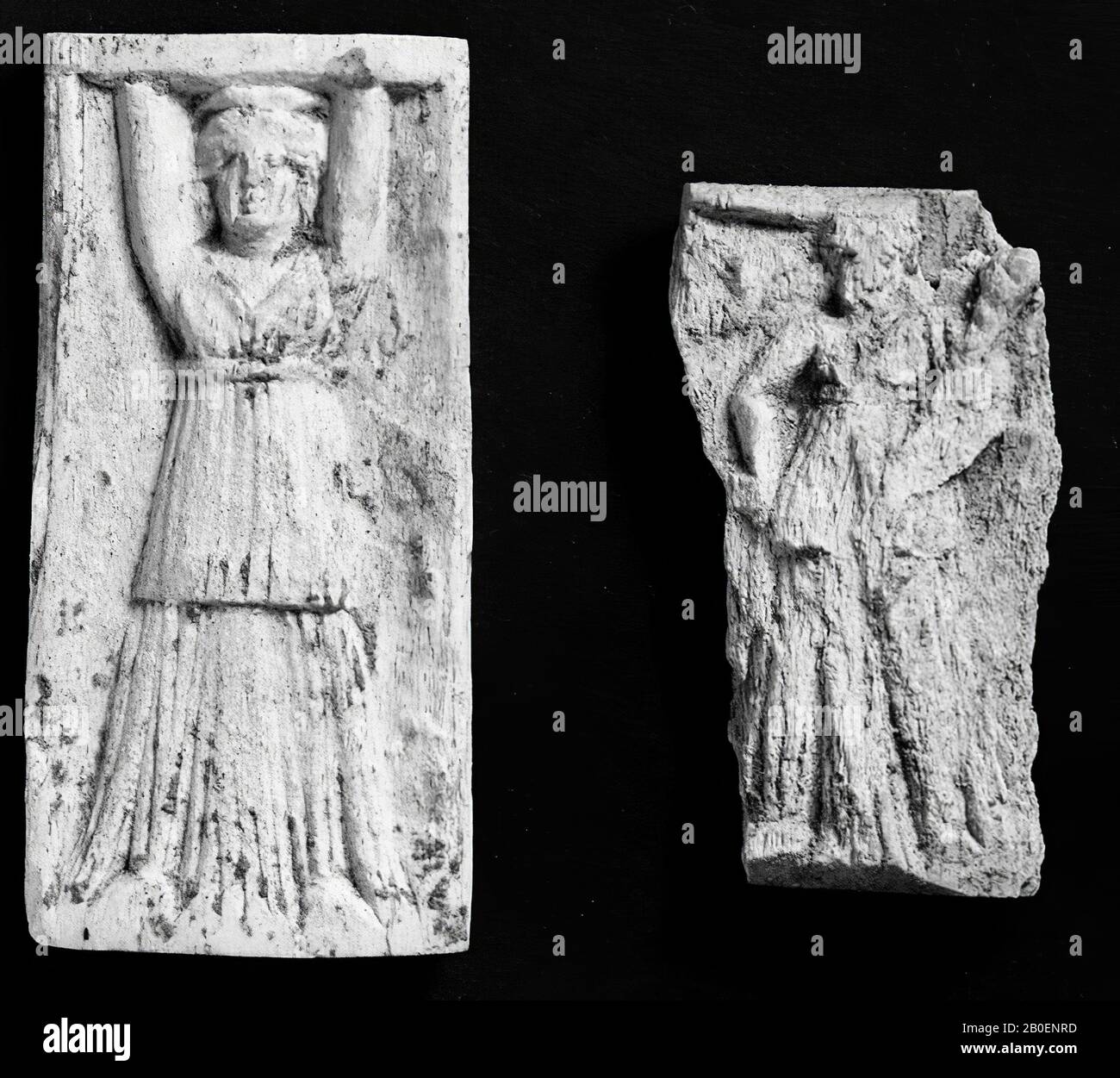 female figure, plaque, leg, h. 6,6 cm, imperial time, Italy Stock Photo ...