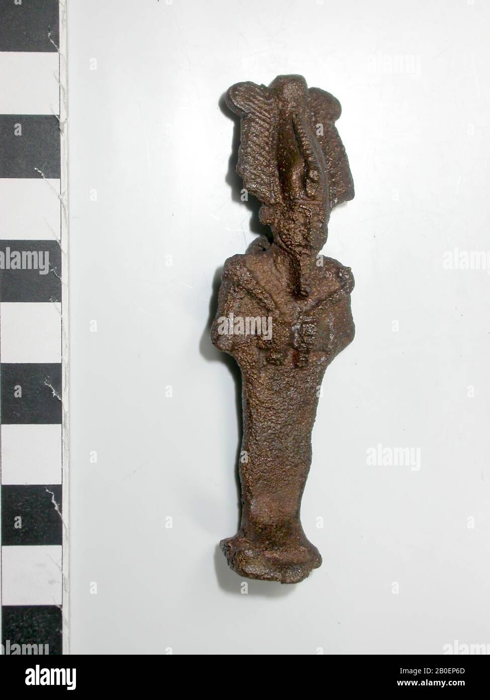 Osiris, standing, bronze, god, bronze, 7,9 cm, Late Period, Egypt Stock ...