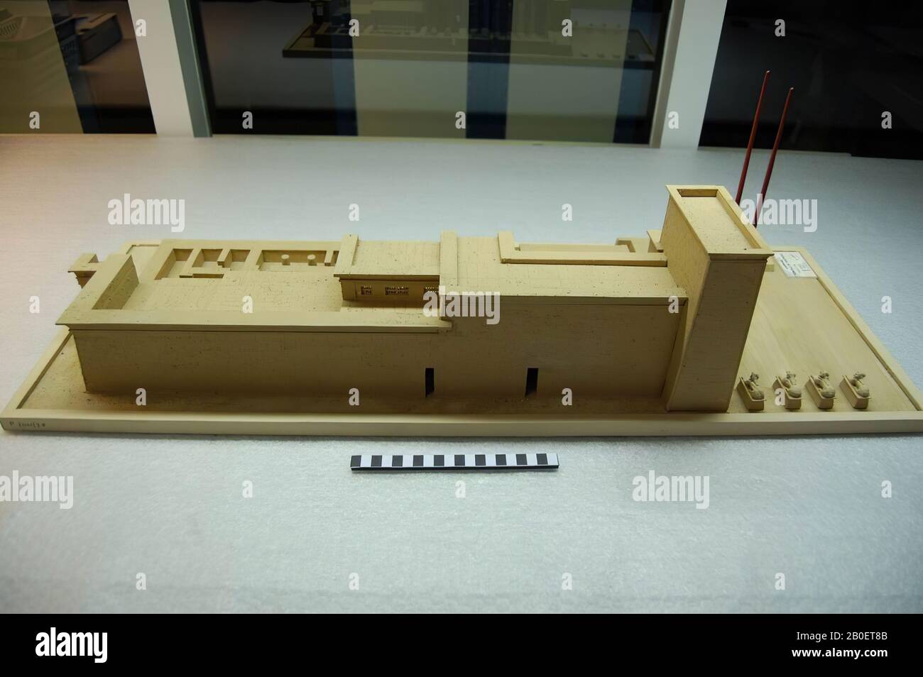 model of the Chonsu Temple, scale model 1: 100 of the temple of Chonsoe ...