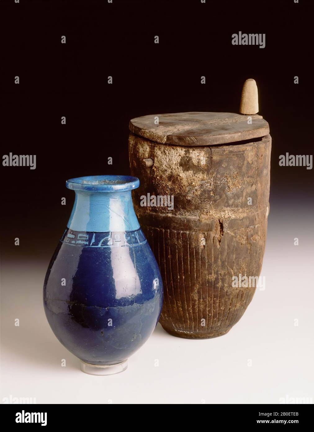 vase, painted, inscription, Seti I, inscription: year 3 ... of Seti I ...