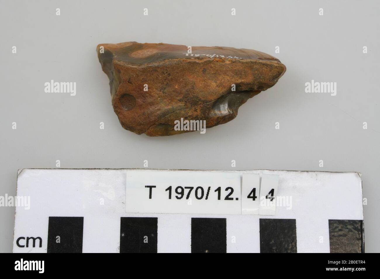 Flint tool, tool, stone, flint, 5,6 x 3 x 1,7 cm, prehistoric, England ...