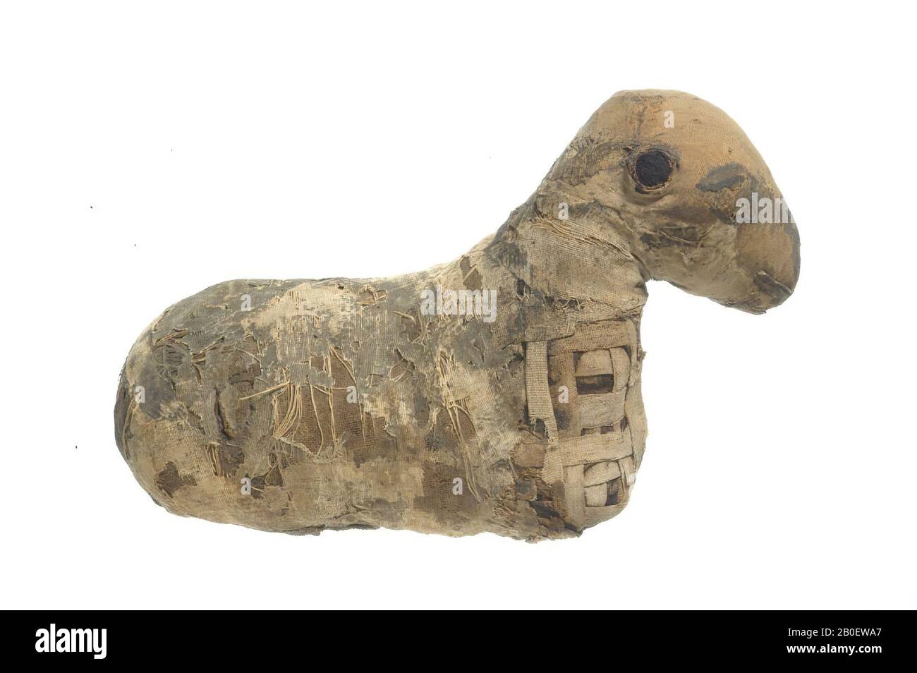 Egypt, mummy, mammal, lamb, mummy, linen, 24.5 x 10 x 14.5 cm, Greco ...