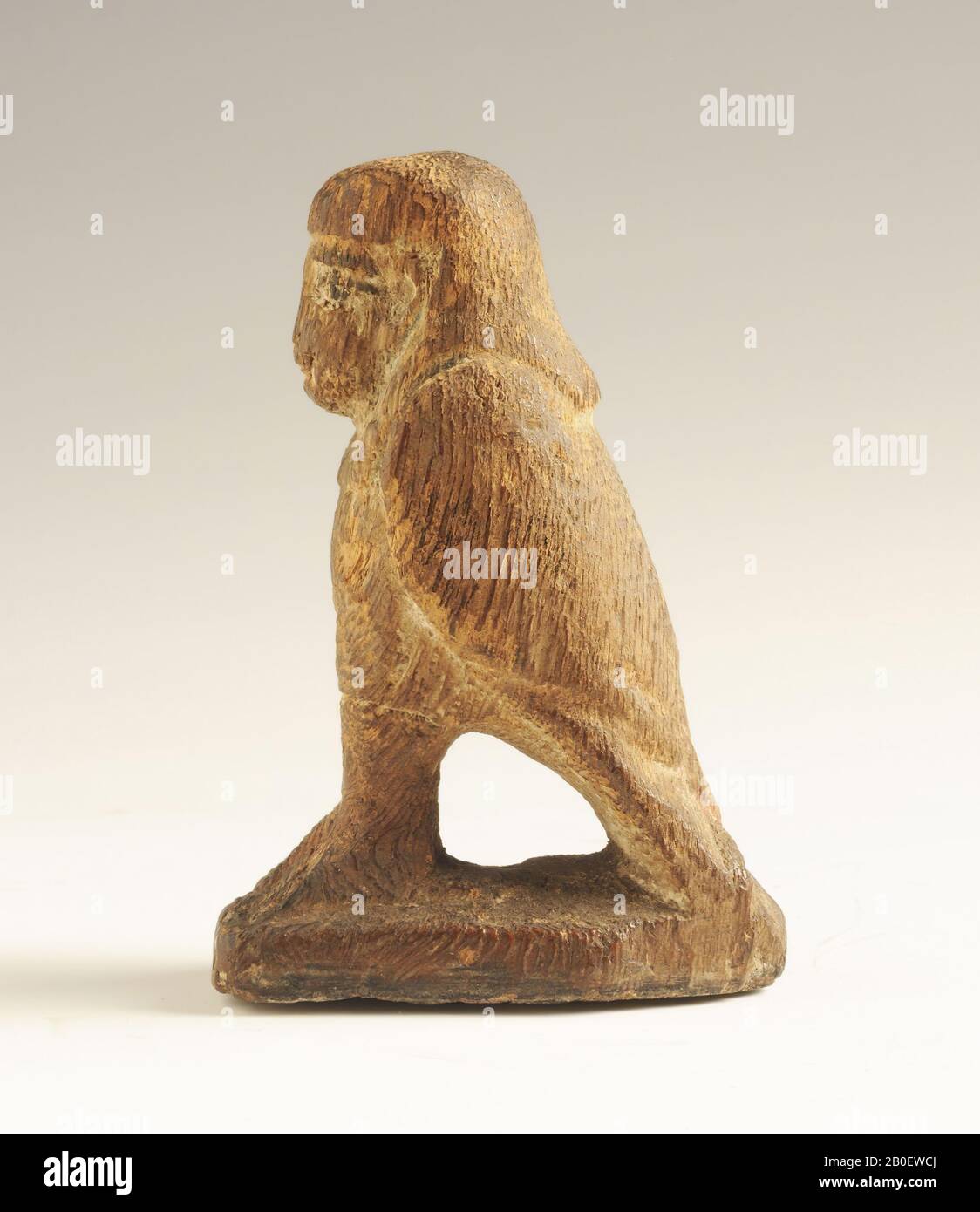soul bird, mummy chest, fragment, wood, 8 cm, Late Period, Egypt Stock ...