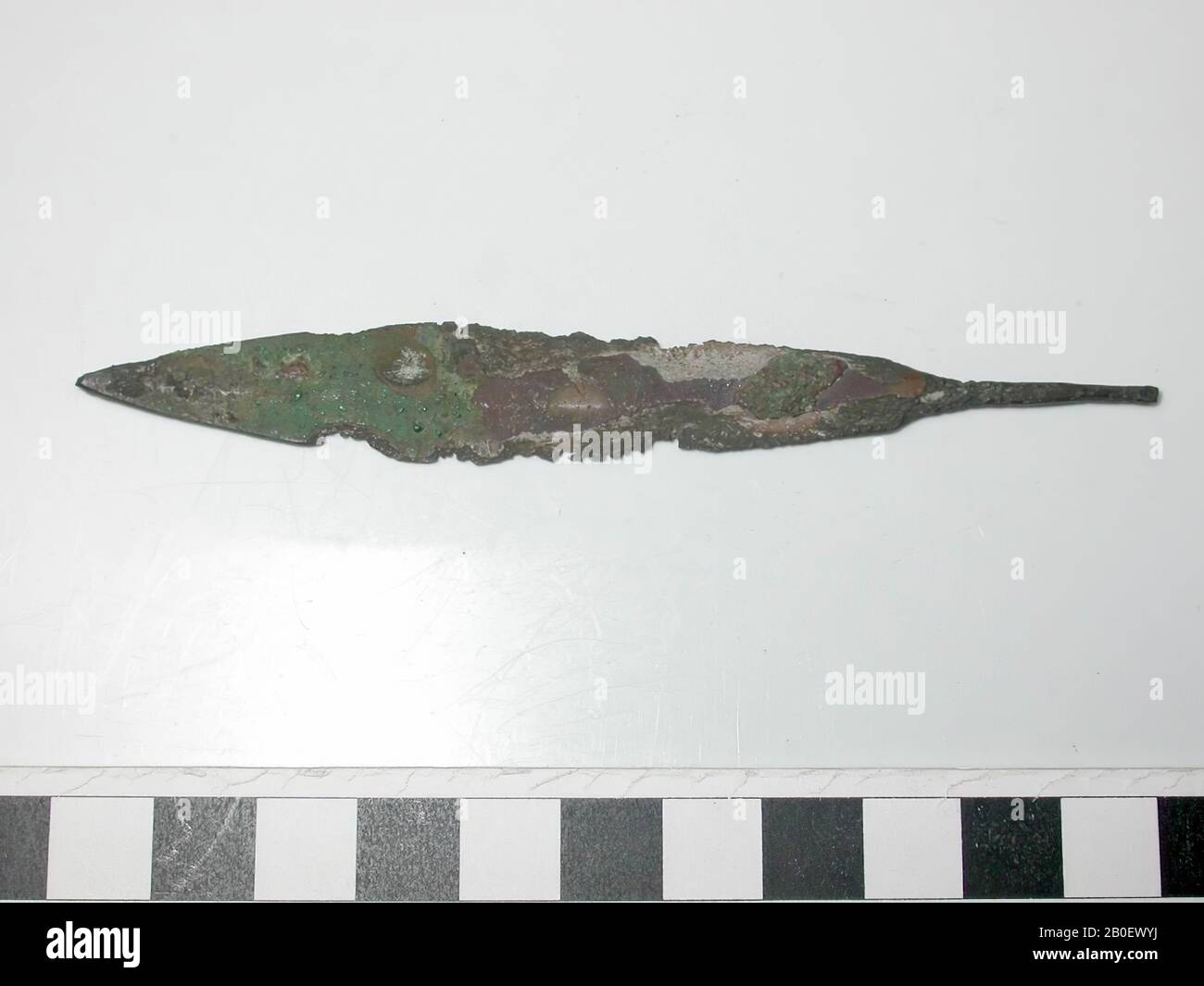 arrowhead, leaf-shaped, arrowhead, bronze, 1,5 x 11,2 cm, Egypt Stock ...