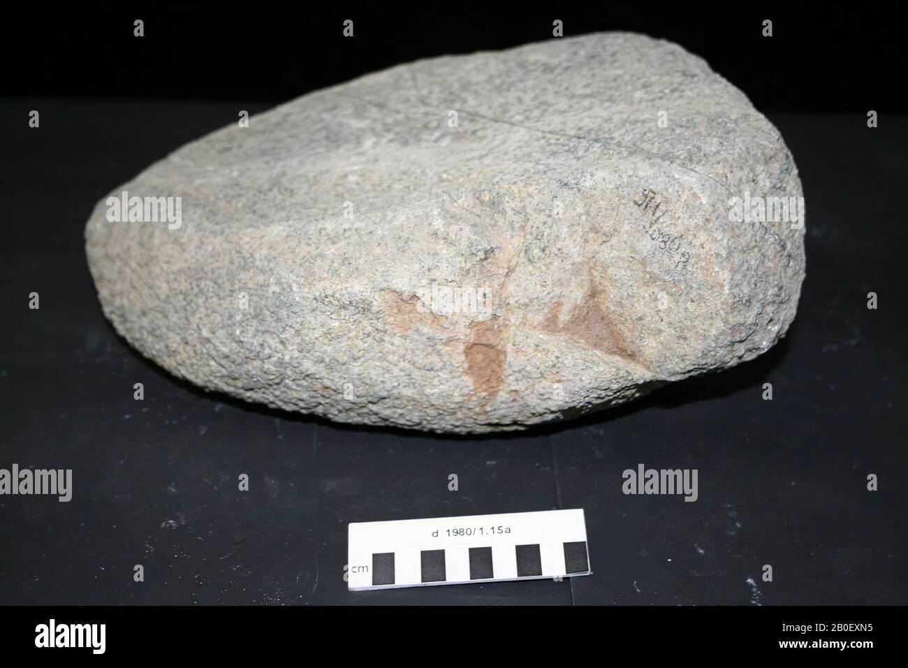 Hand stone, formed from a weathered granite boulder., grindstone ...