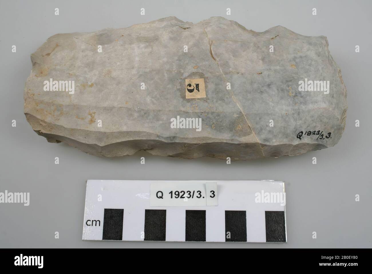 Flint tool. Old bonding, tool, stone, flint, 16.2 x 7.5 x 2.8 cm ...