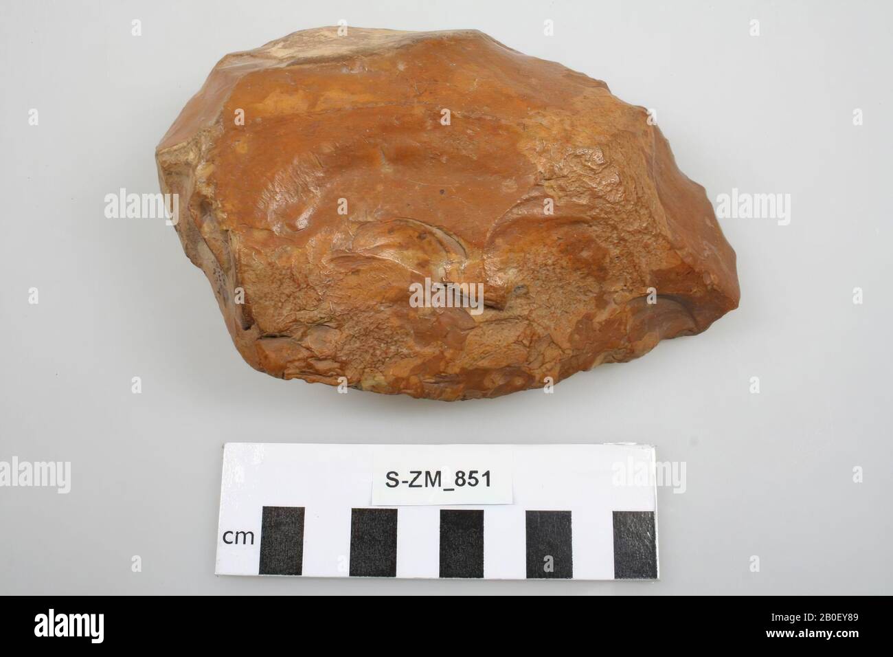 Flint tool, tool, stone, flint, 14 x 9,4 x 4,7 cm, prehistoric, England ...