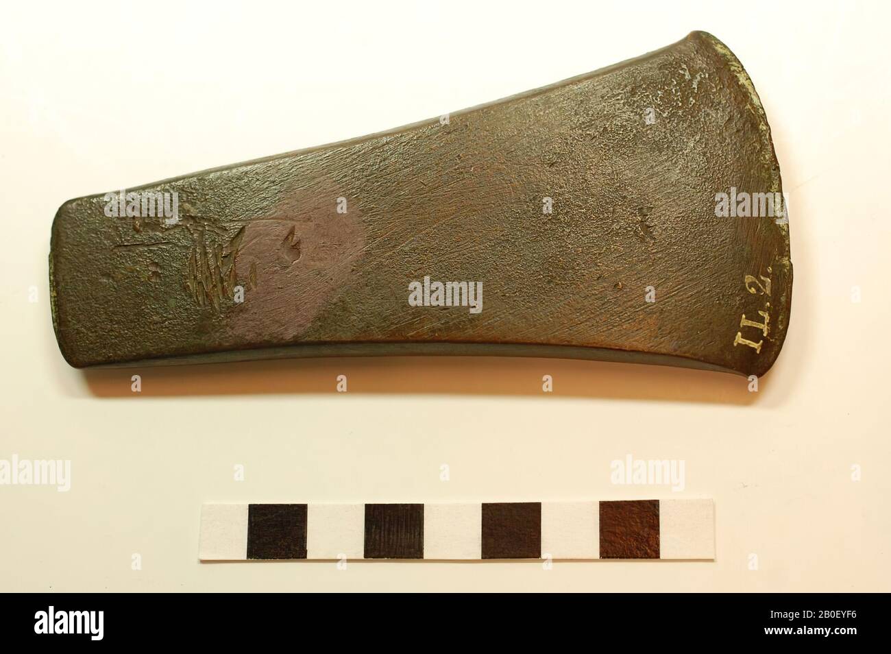 ax, metal, bronze, 12,0 x 6,0 x 1,1 cm, prehistoric, Ireland, unknown ...