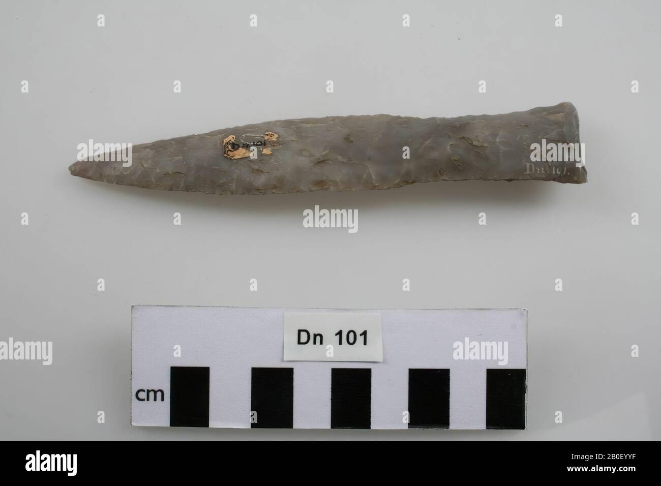 Raw flint dagger, dagger, stone, flint, prehistoric, Denmark, unknown ...