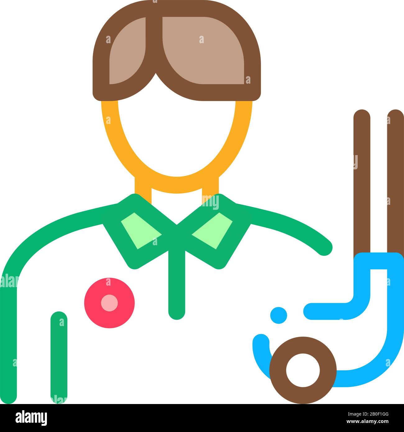 Man golf moon Stock Vector Images - Alamy