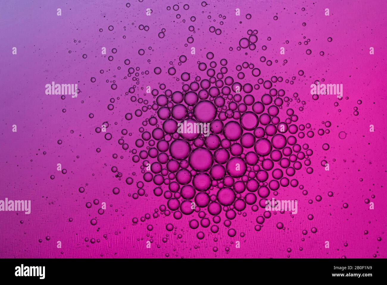 Purple water bubbles macro abstract background Stock Photo - Alamy
