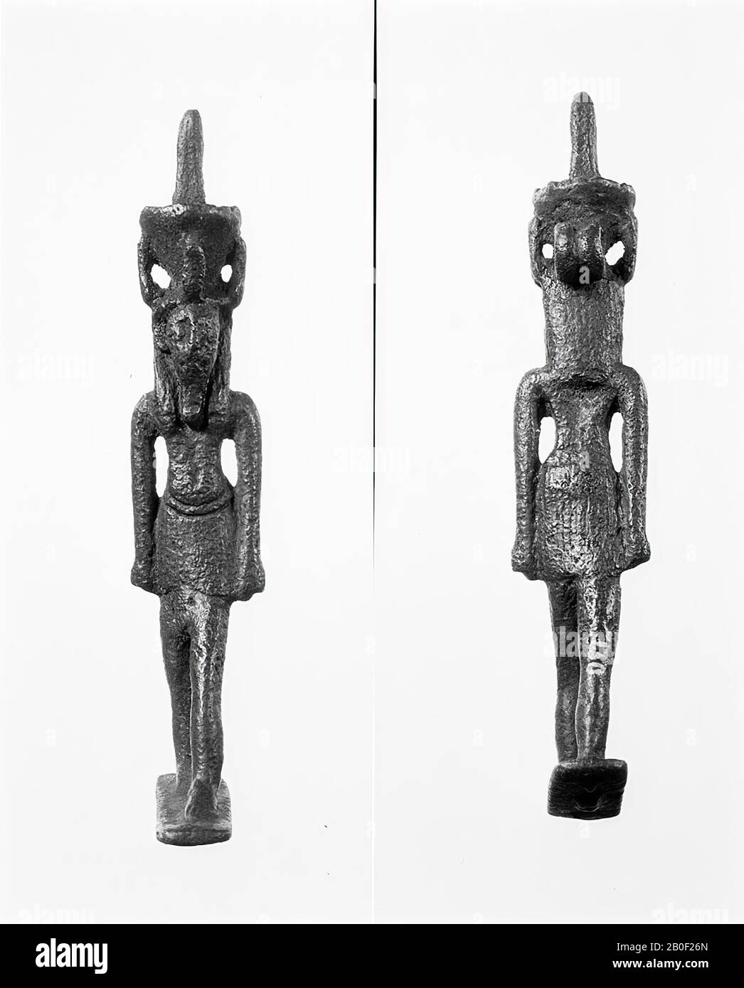 Nefertem, standing, bronze, god, bronze, 8,7 cm, Late Period, Egypt ...