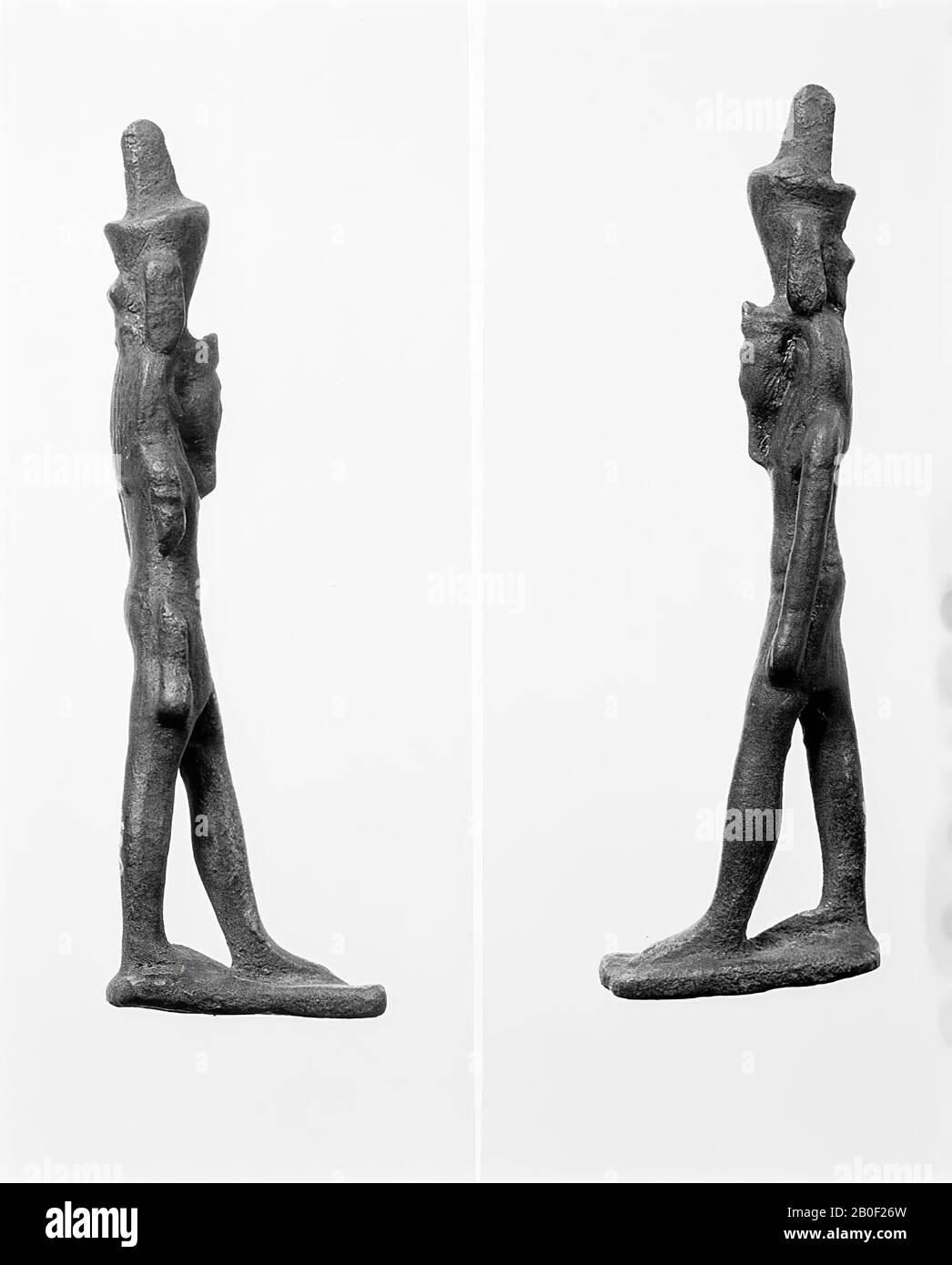 Nefertem, standing, bronze, god, bronze, 8,7 cm, Late Period, Egypt ...
