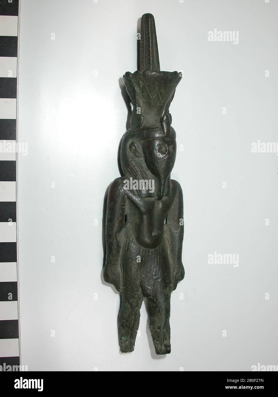 Nefertem, standing, bronze, god, bronze, 17 cm, Late Period, Egypt ...