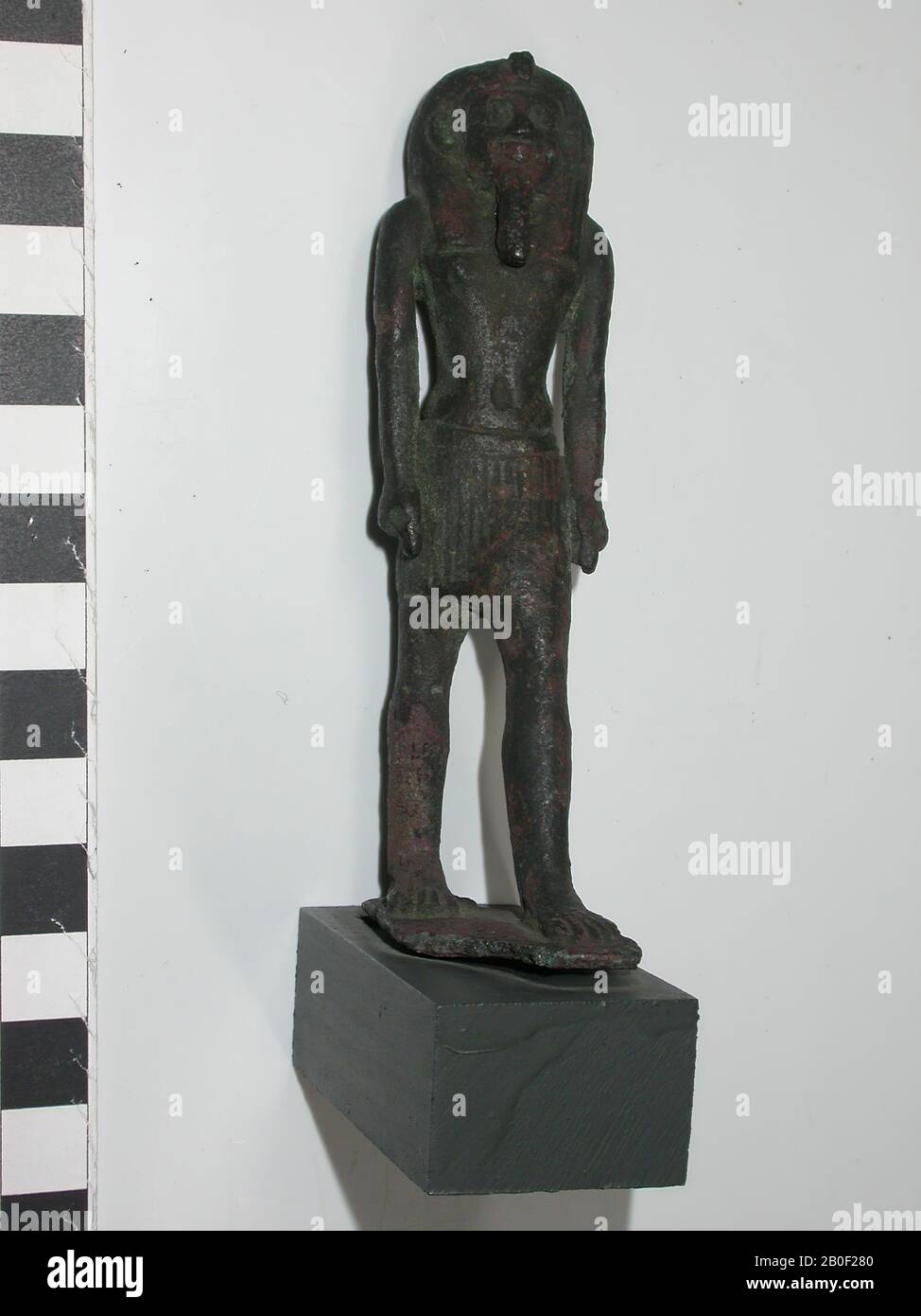 Nefertem, standing, bronze, god, bronze, 10 cm, Late Period, Egypt ...