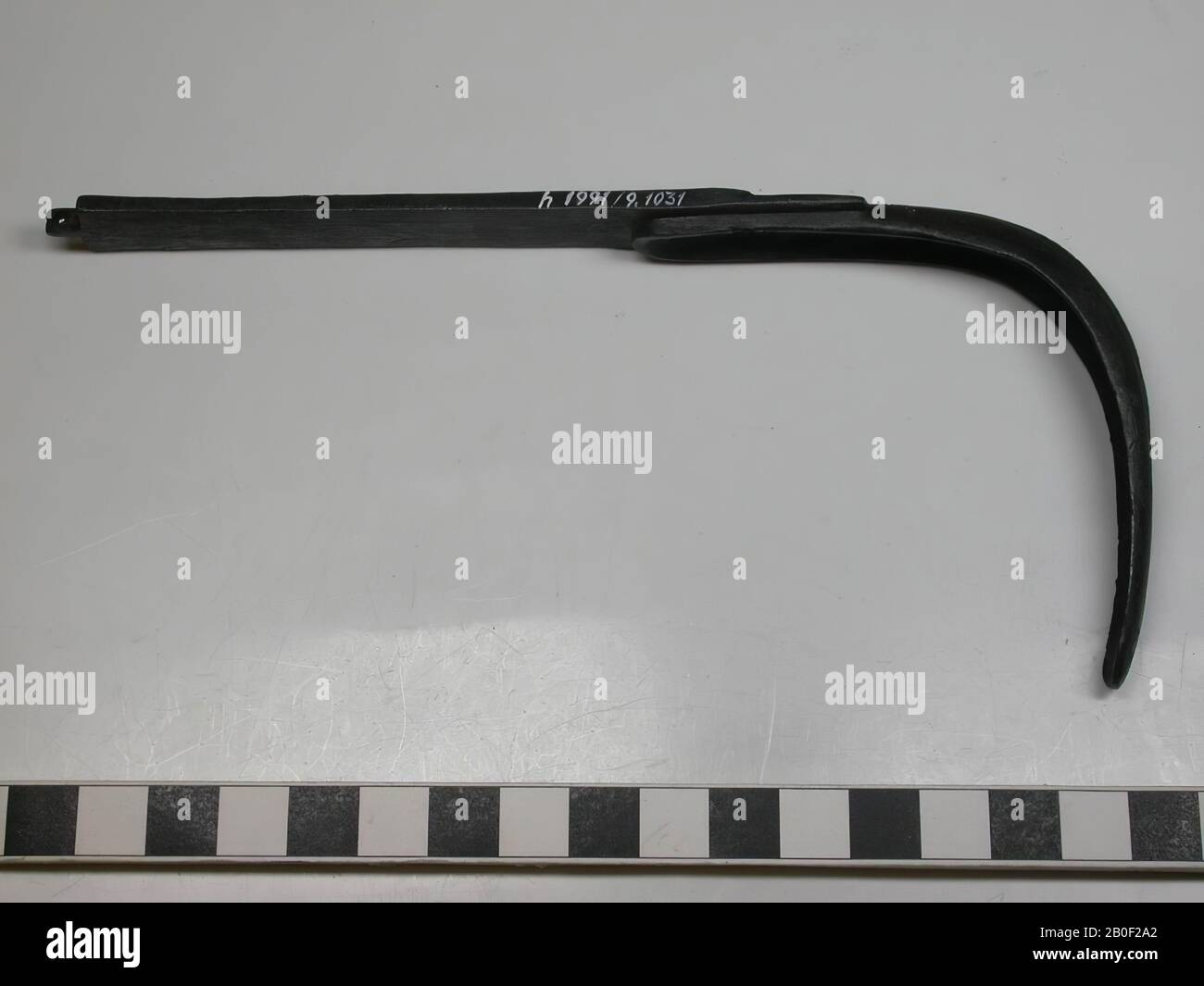 strigilis (skin scraper), metal, iron, roman, Netherlands, South ...