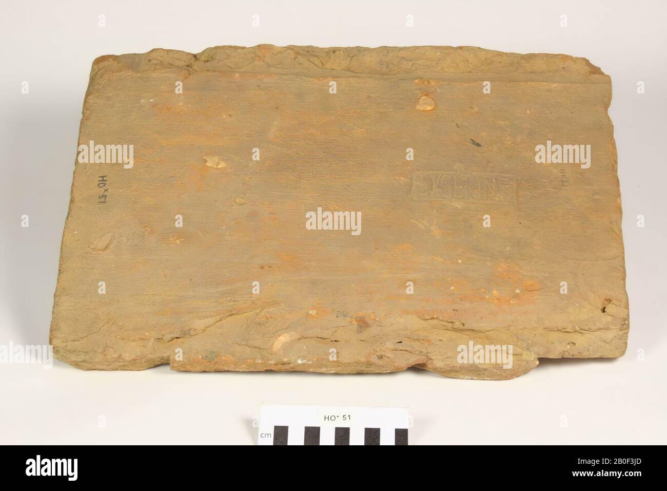 The Netherlands Roman period, roof tile, tegula, earthenware, brick, 42 ...