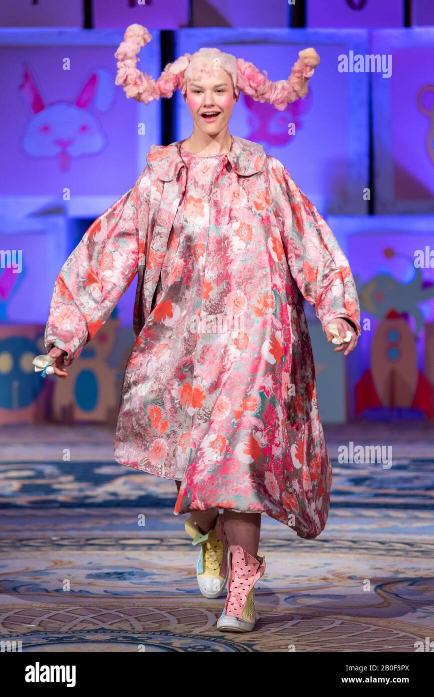 Emma Barslund Blackman modelling Vin and Omi London Fashion Week Resist ...