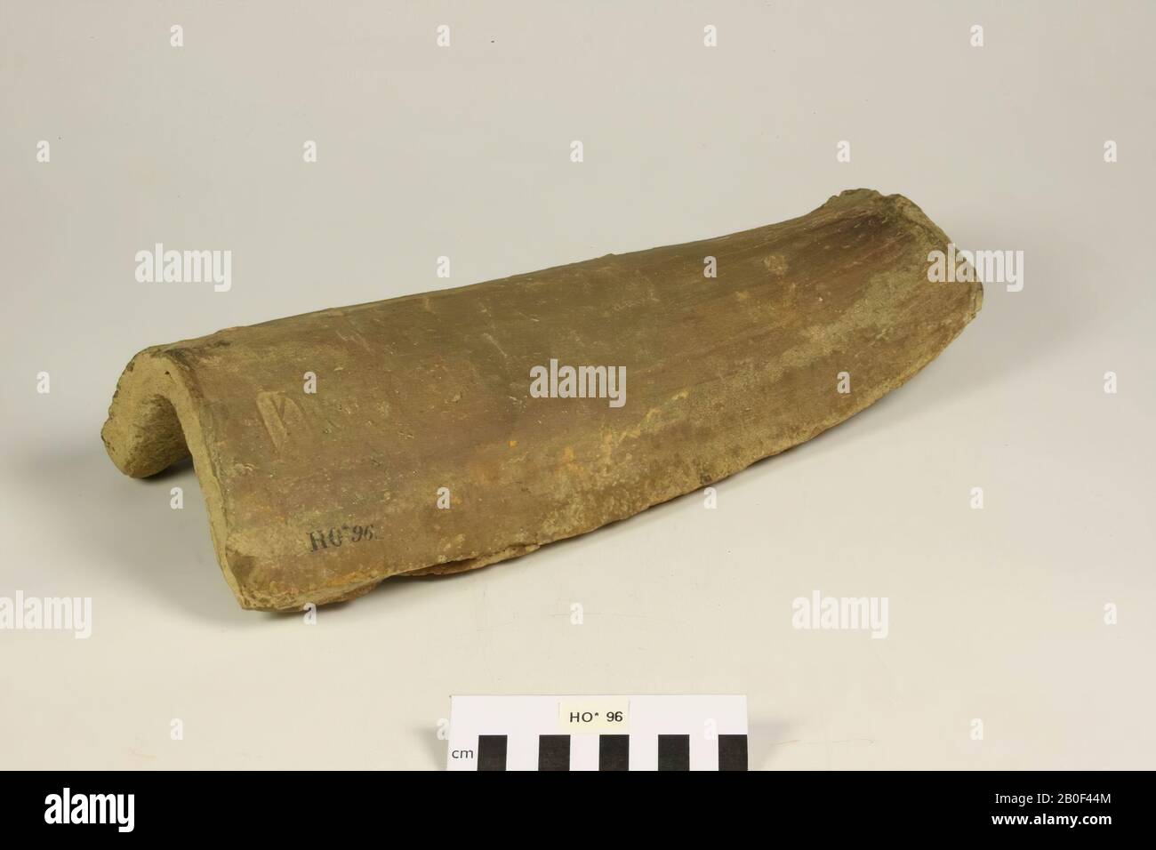 The Netherlands Roman period, roof tile, imbrex, earthenware, brick, 36 ...