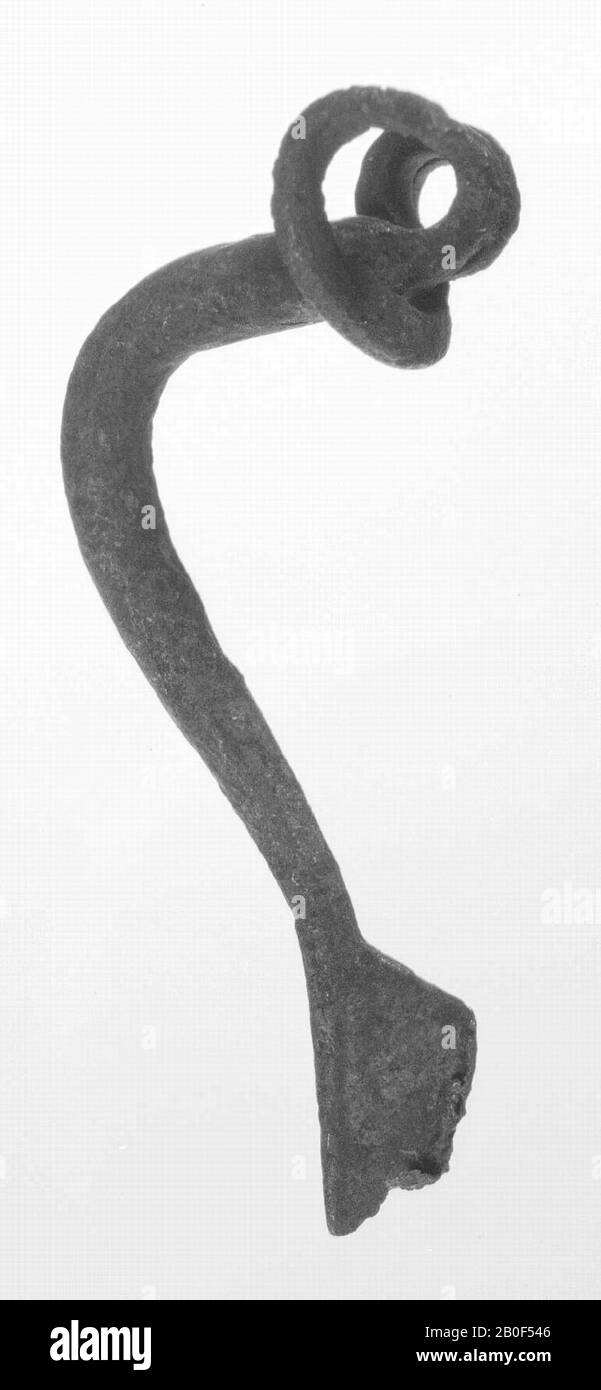 Bronze thread fibula, part of spiral and needle missing. Distribution ...