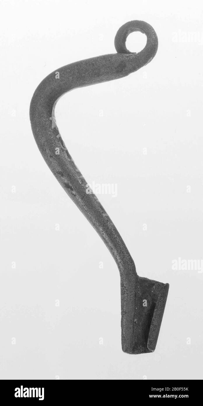 Bronze wire fibula, needle and part of spiral broken off. Distribution ...