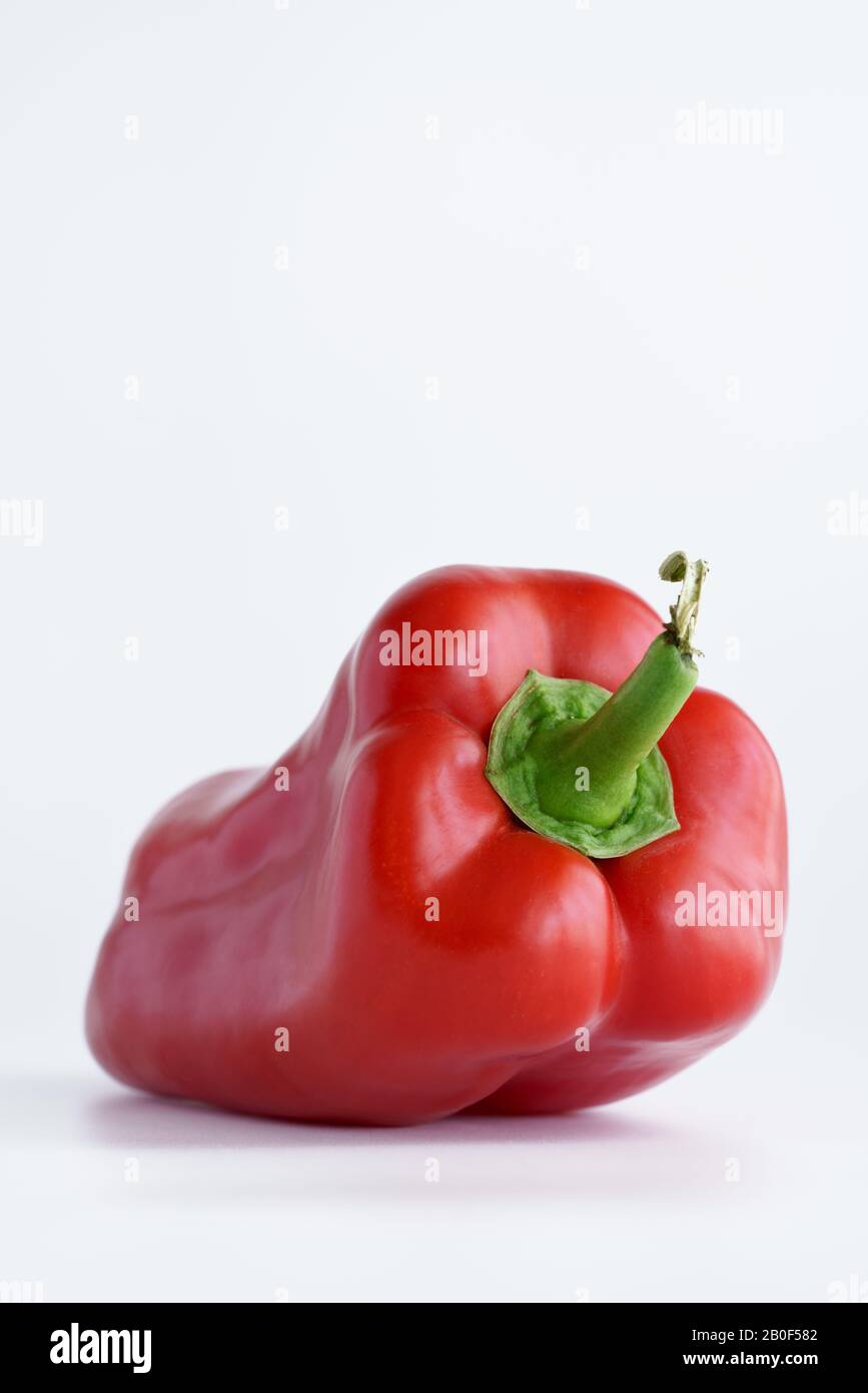 Organically grown ugly red pepper from local farmers market. High ...