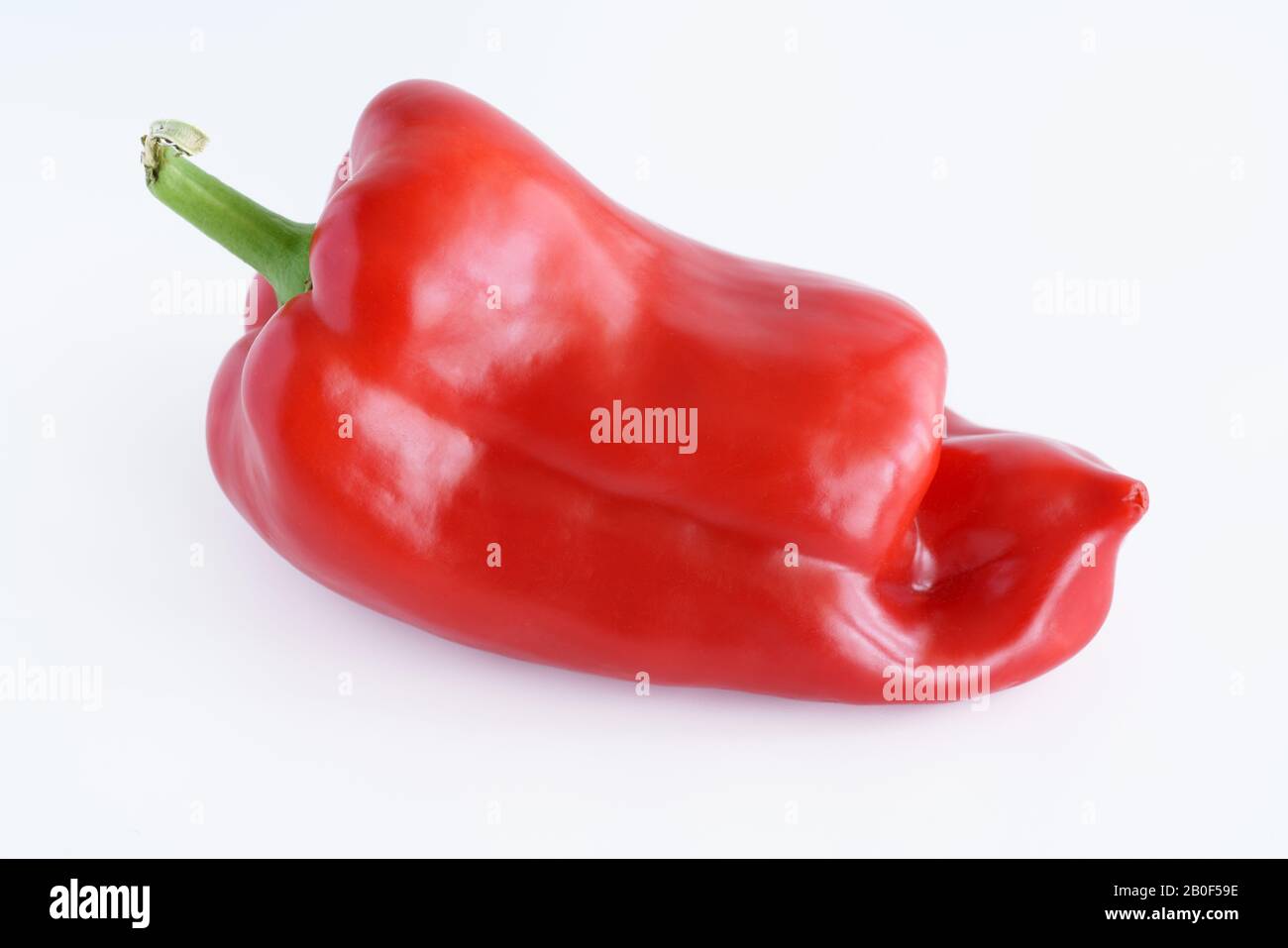 Organically grown ugly red pepper from local farmers market. High ...