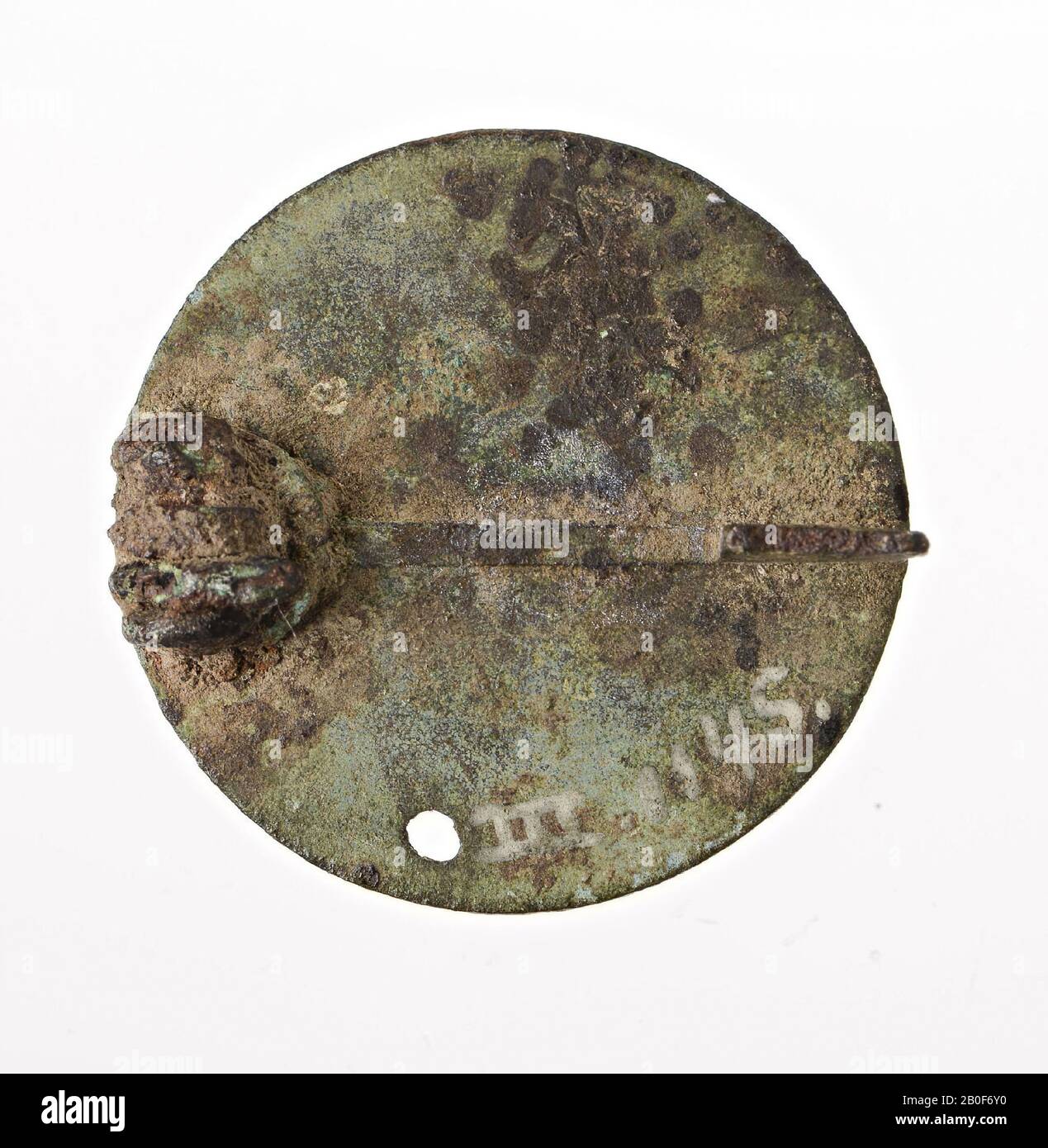 disc fibula, metal, bronze, roman, Netherlands, Gelderland, Nijmegen ...