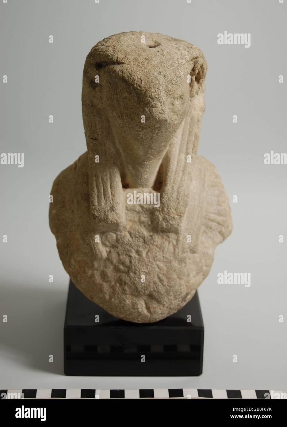 bust, Horus, falcon, statue, marble, 19.8 x 13 x 8.5 cm, Greco-Roman ...