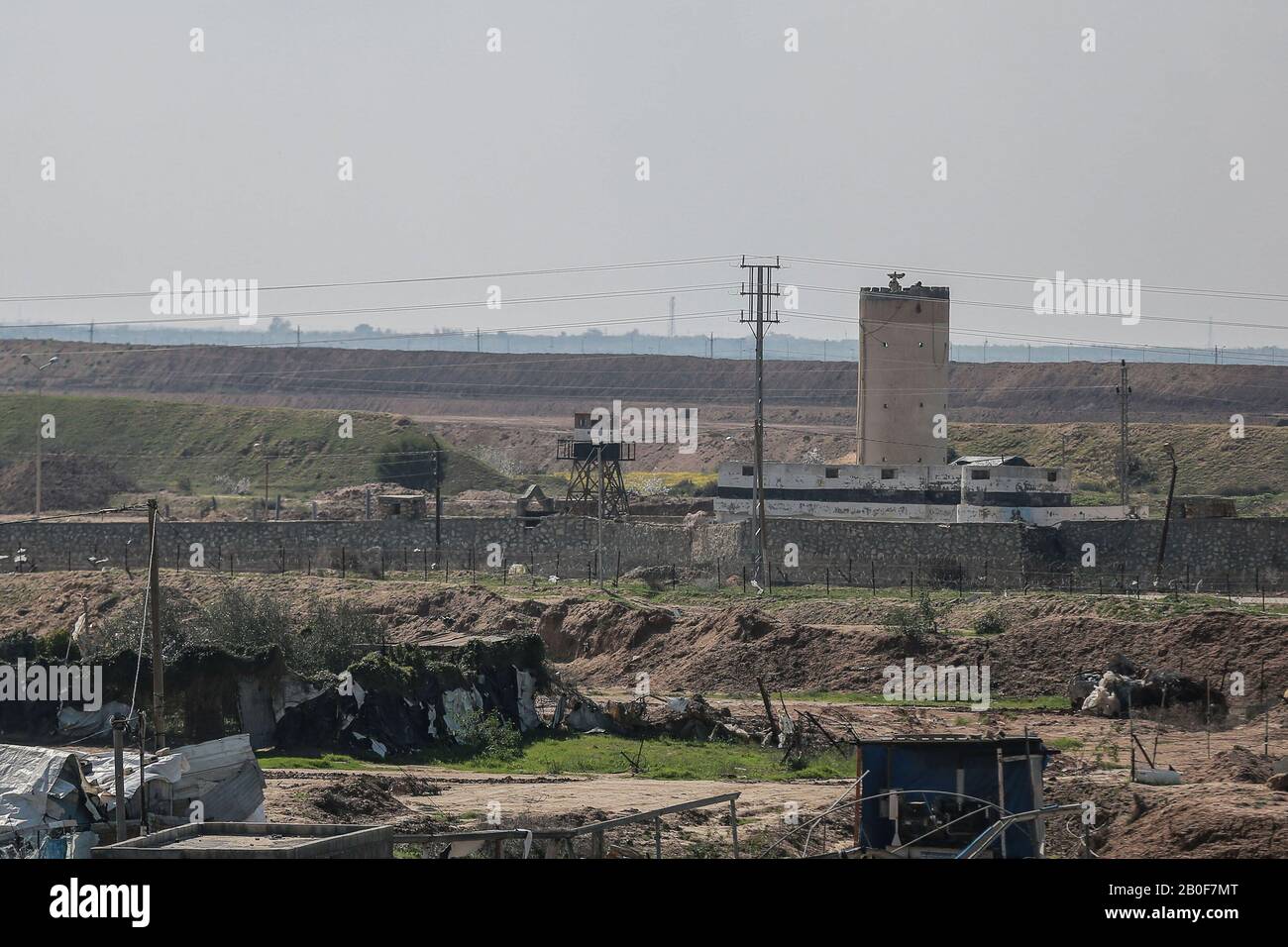 Rafah, Palestinian Territories. 20th Feb, 2020. A general view of an ...