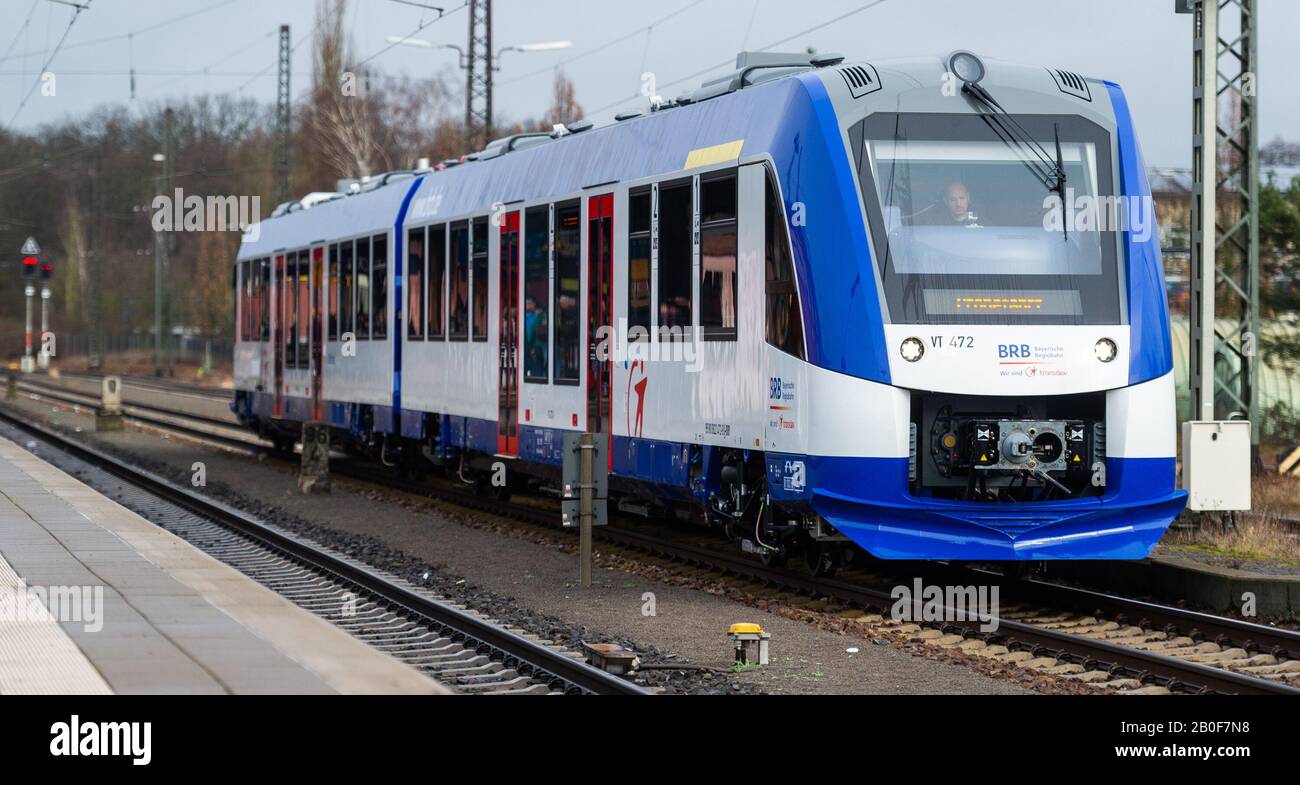 Local train of bayerische regiobahn brb hi-res stock photography and ...